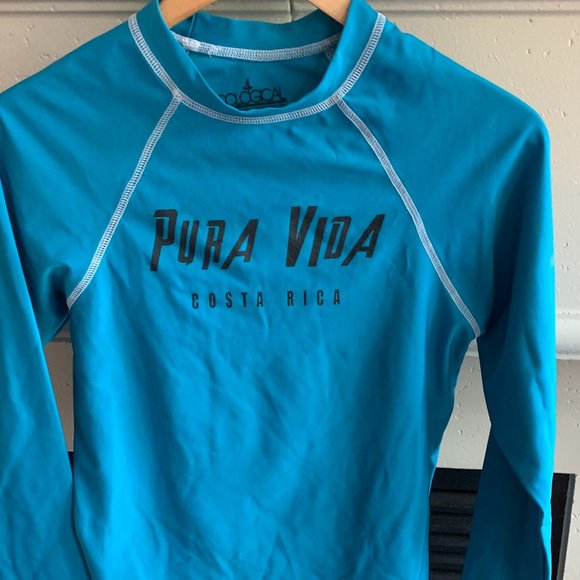 Colores del Caribe | Swim | Teal Swim Shirt By Colores Del Caribe ...